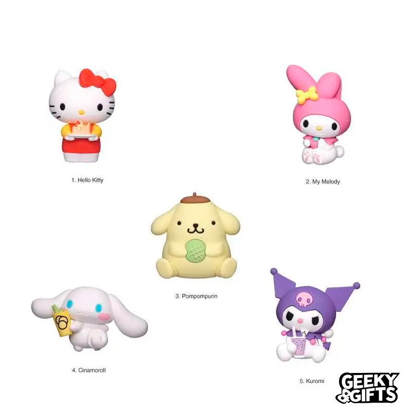 Hello Kitty Friends 3D Bag Clip Series 5 Mystery Pack 1 – Geeky&Gifts