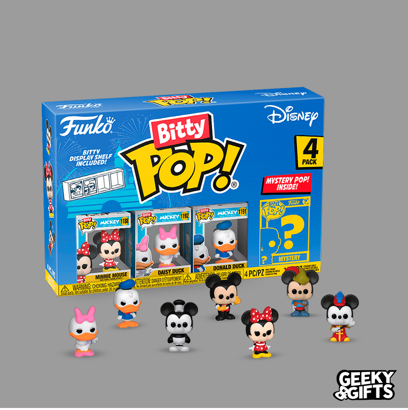 Funko Bitty Pop Mickey Mouse And Friends- Minnie Mouse 4 Pack – Geeky&Gifts