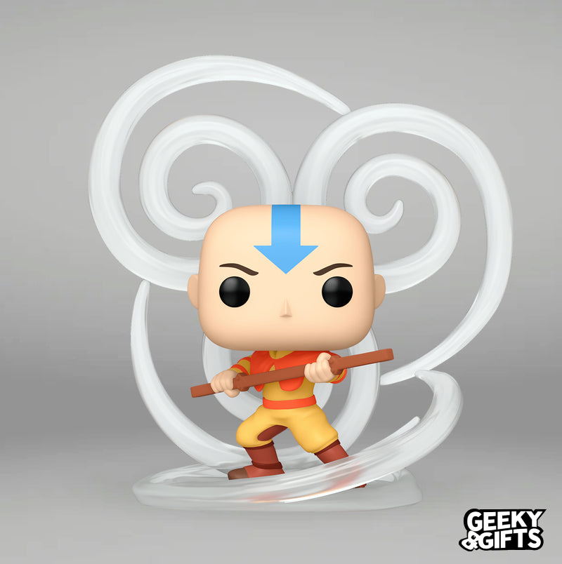 Funko Pop Deluxe: Avatar The Last Airbender - Aang Air Emblem 1806 ...