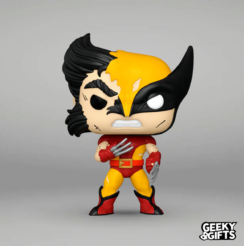 Funko Pop Marvel: Wolverine 50 Years - Wolverine Battle Damage 1375 ...
