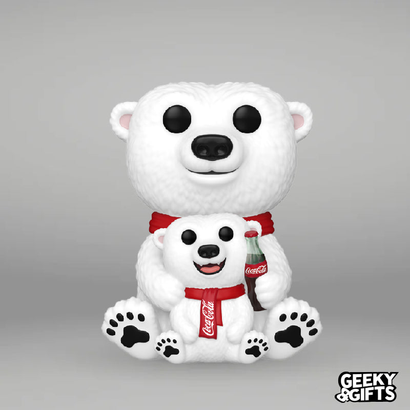 Funko Pop Ad Icons: Coca Cola - Coca-Cola Bear with Cub 241 – Geeky&Gifts