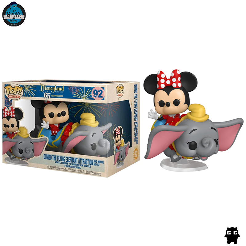 Funko Pop Rides Dumbo The Flying Elephant Attraction And Minnie Mouse ...